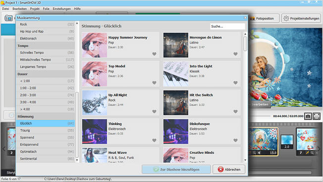 Geburtstags-Diashow erstellen – Ideen und Anleitungen